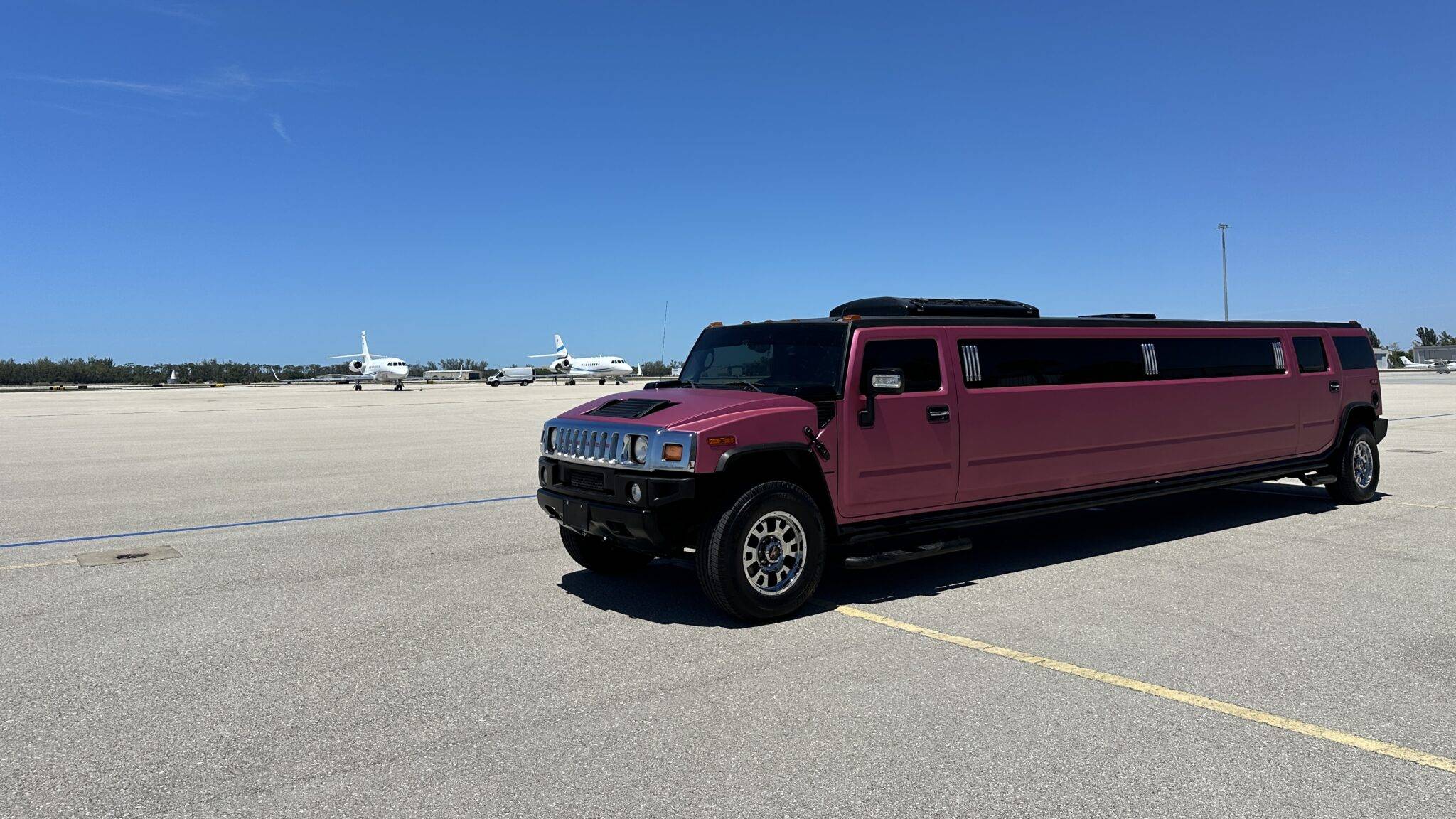 Pink Hummer Limo